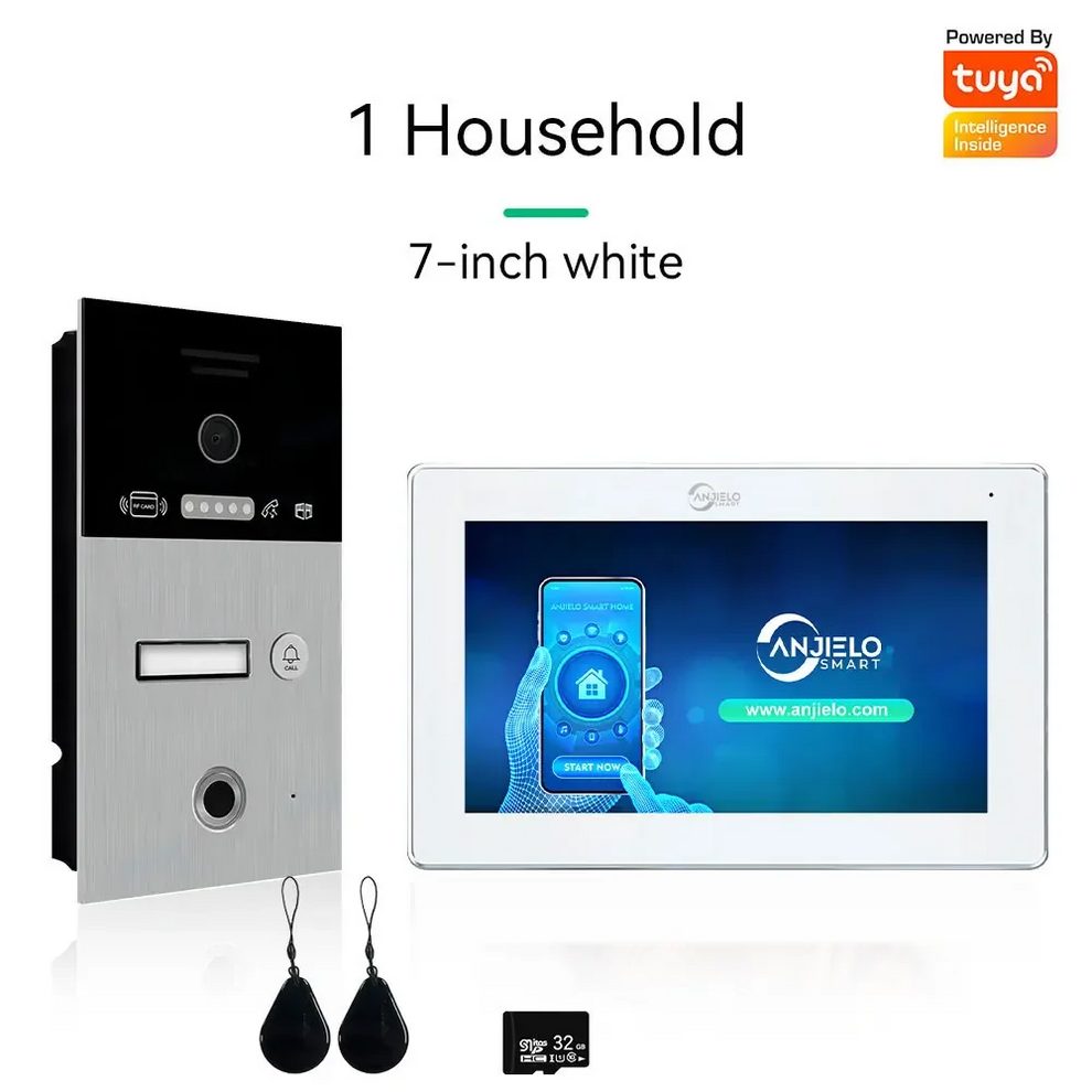 Anjielo Smart Video Intercom For Apartment 7/10inch Screen and 1080P 1 ...