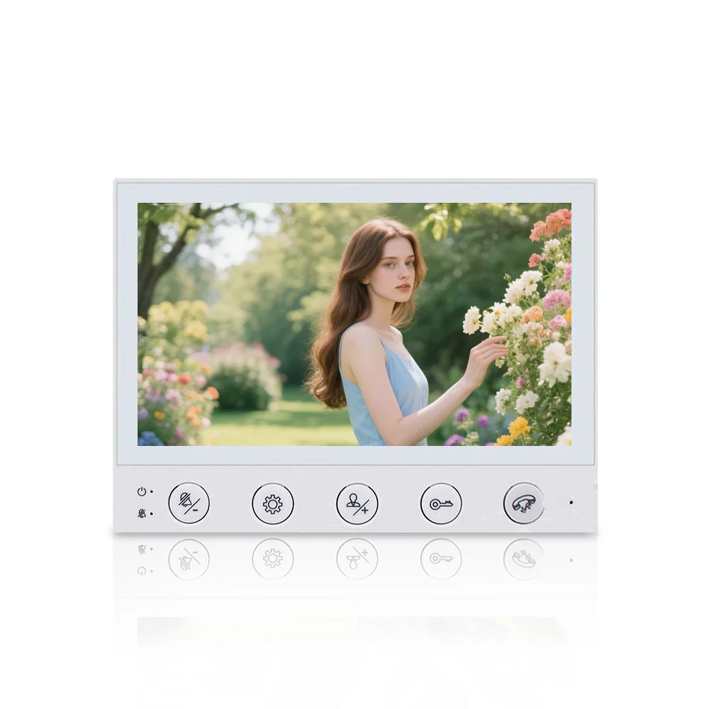 Anjielo CVBS 4 Wired Video Intercom 7 Inch Monitor CVBS Video Intercom ...