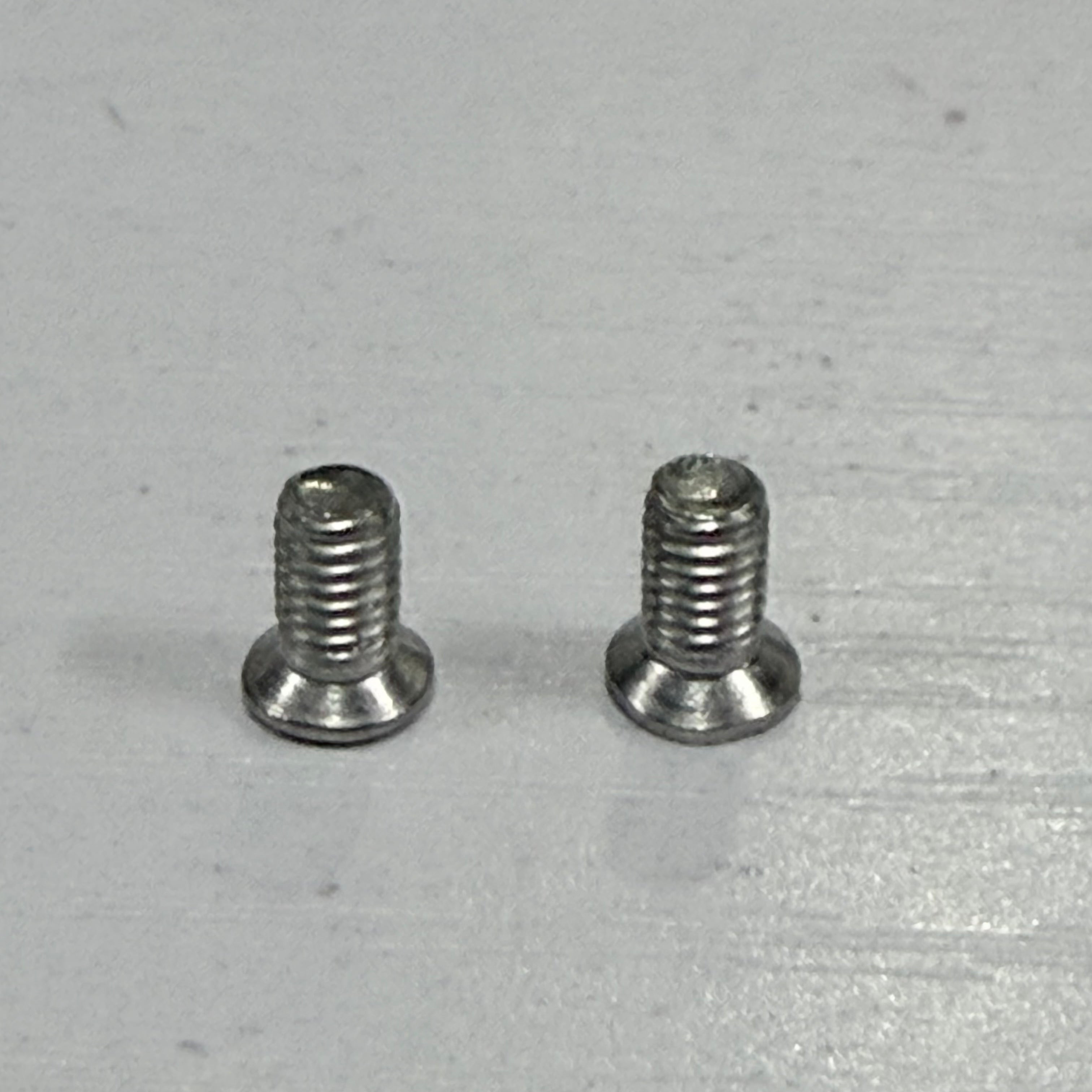 Anjielo Doorbell Screw KM2.5X4MM flat head machine screws, silver, sta ...