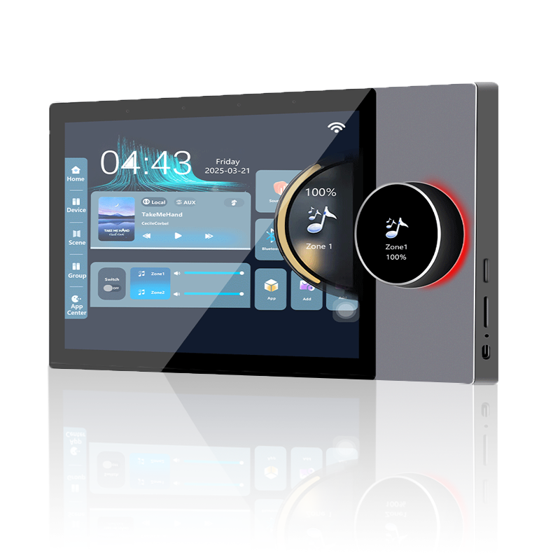 Anjielo 10 Inch Smart Home Touch Control Panel Tuya Wifi Wall Amplifie ...