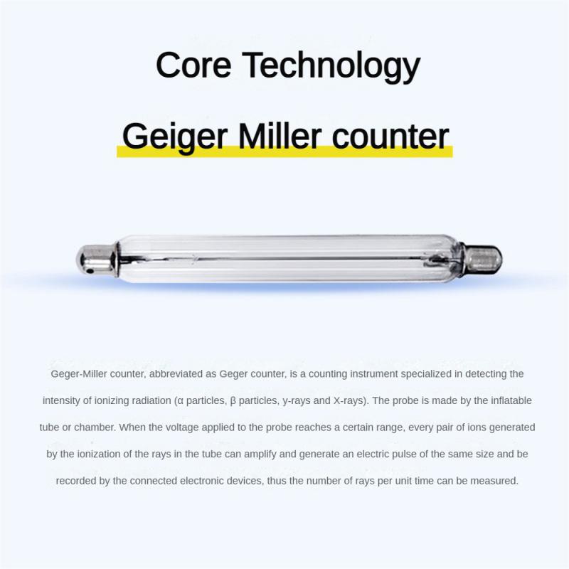 New Nuclear Pollution Radiation Tester Geiger Tube Radiation Detector ...