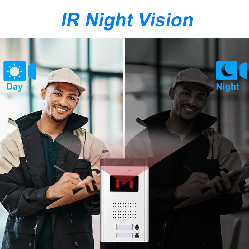 New 9 Inch Wired Home Video Door Phone System with Handsfree Dual-way ...