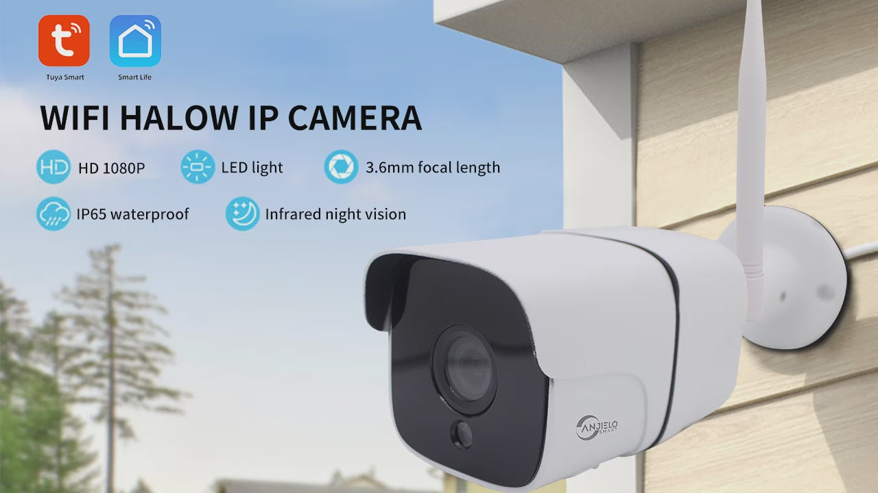 Tuya WIFI HaLow IP Camera Smart Home Security Protection 1000m Long ...